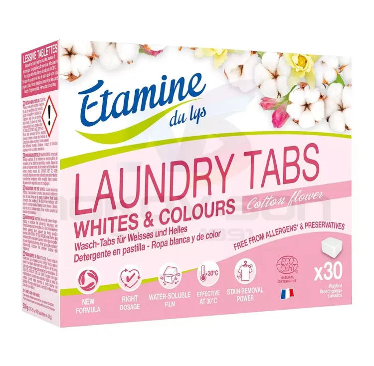 перилен препарат Etamine du lys Laundry Tabs Whites & Colours 900 g