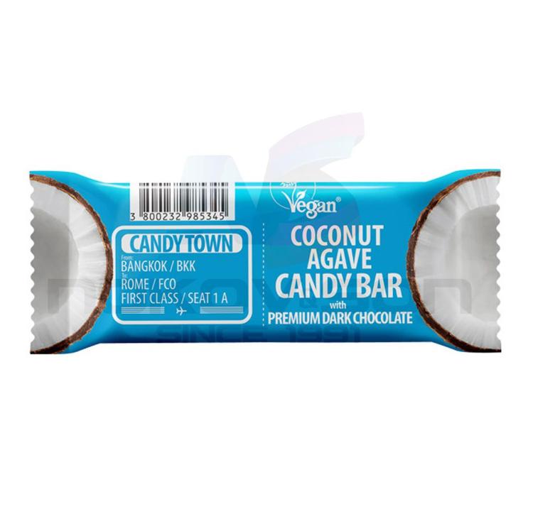био бар Candy Town Coconut Agave with Premium Dark Chocolate