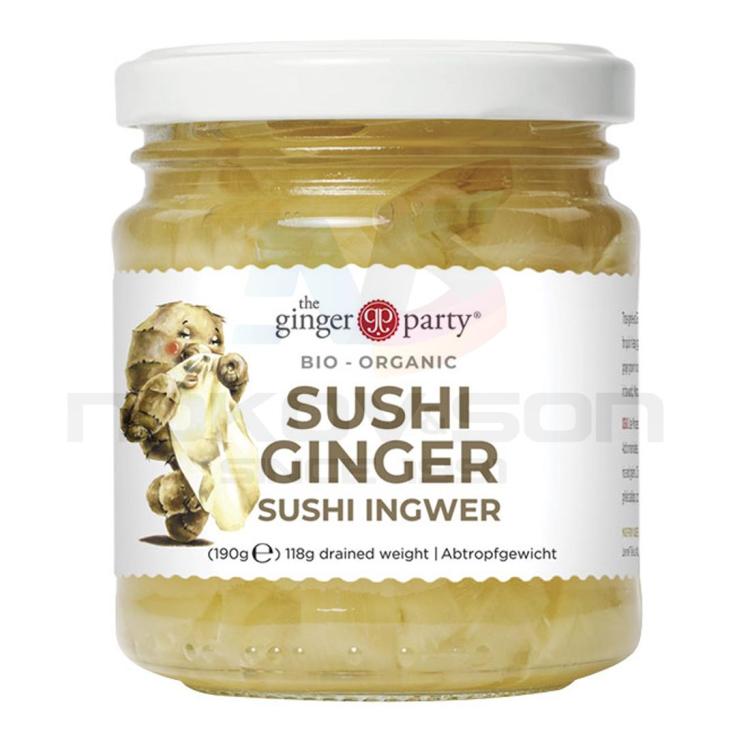 маринован джинджифил The Ginger Party Bio Organic Sushi Ginger Sushi Ingwer