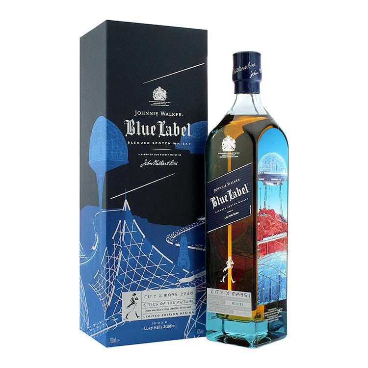 уиски Johnnie Walker Blue Label X Mars 700 - онлайн магазин за алкохол ...