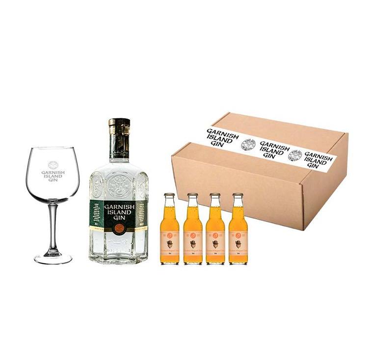 джин Garnish Island & Three Cents Mandarin And Bergamot Soda ZERO 700