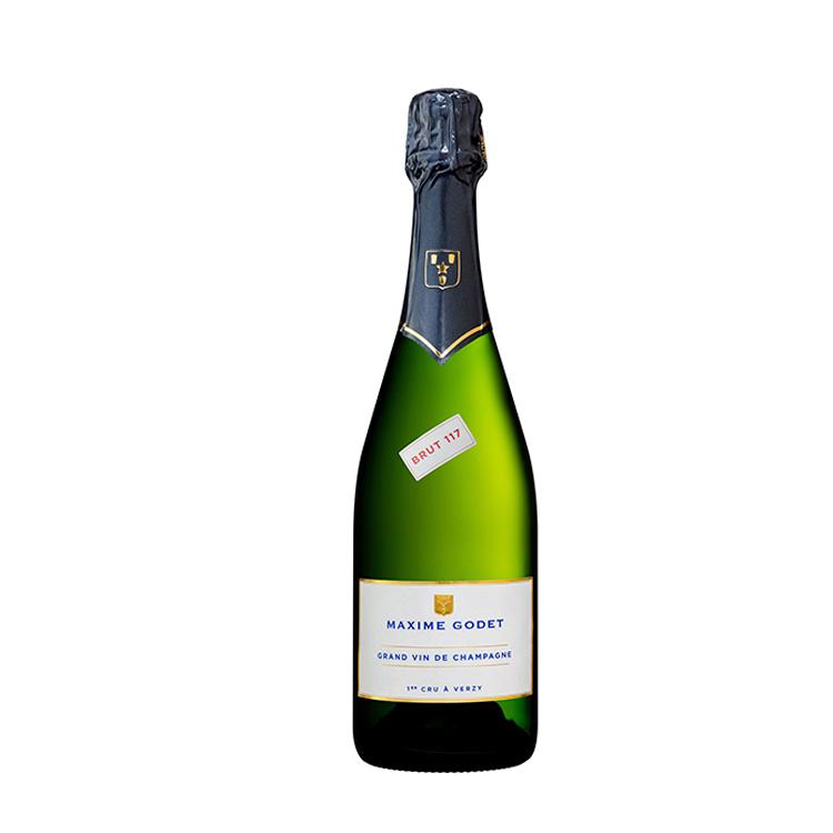 шампанско Maxime Godet Brut 1500 - онлайн магазин за алкохол Ноков и Син