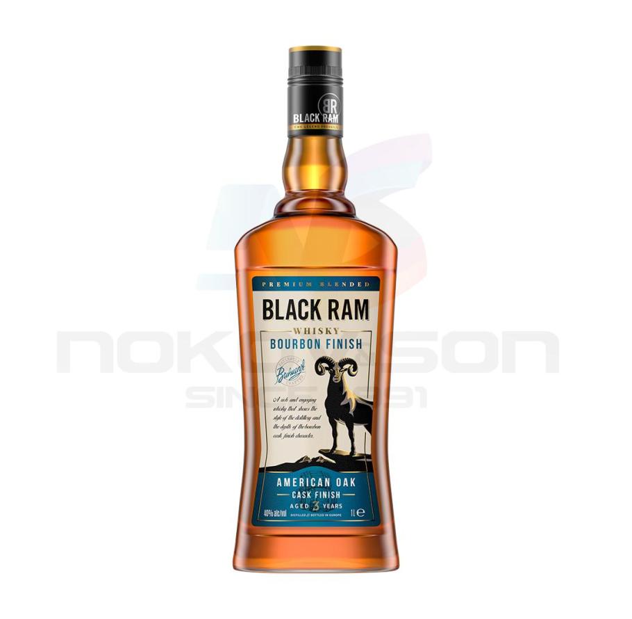 уиски Black Ram Whiskey Bourbon Finish 1000