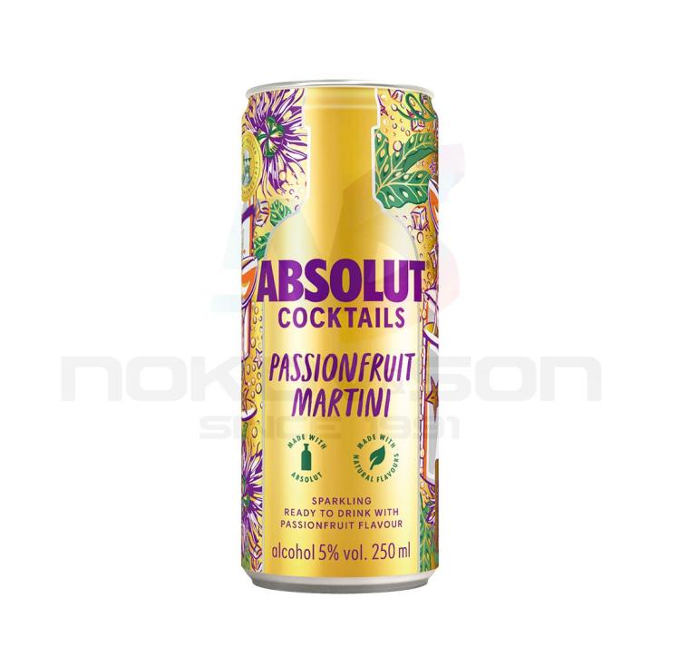 алкохолна напитка с водка Absolut Coctails PassionFruit Martini 250